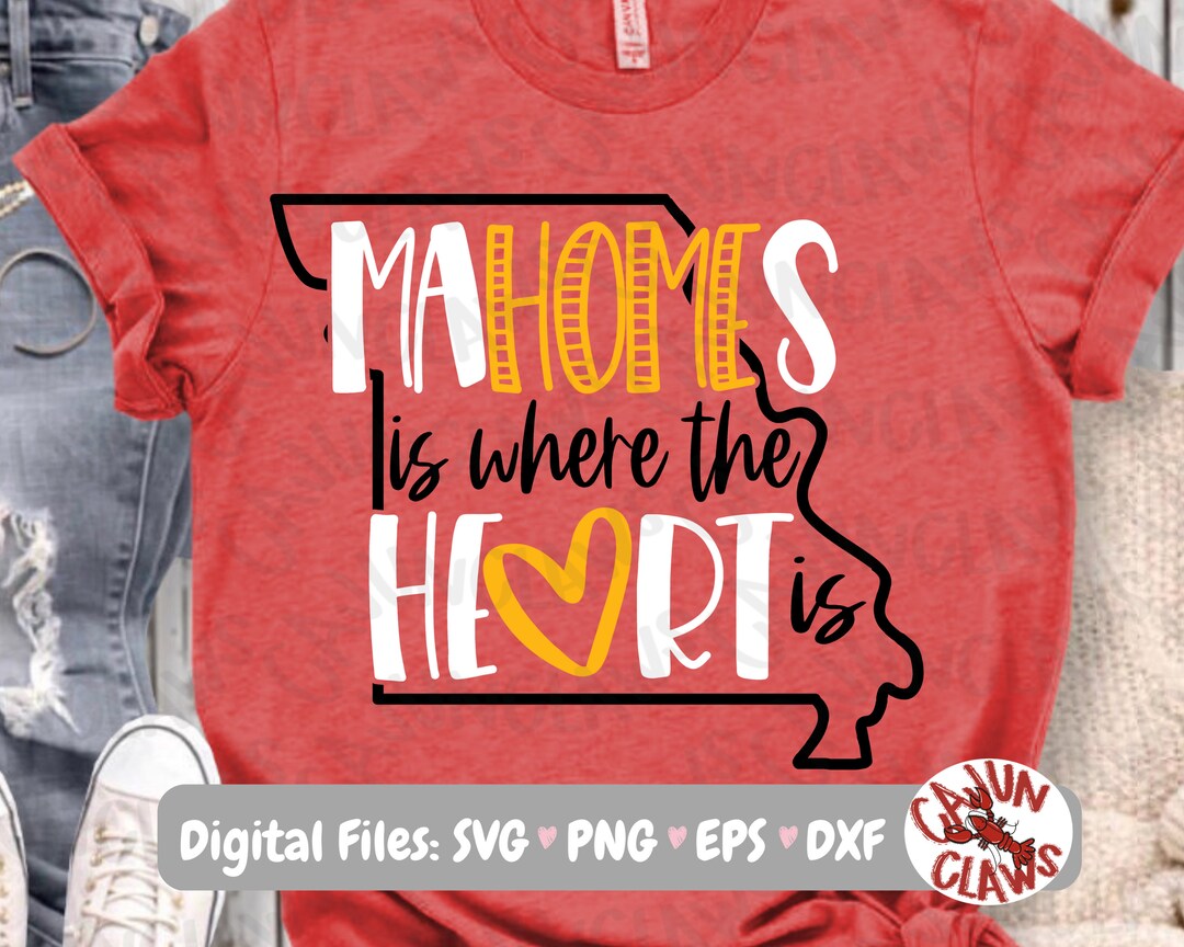 Mahomes is Where the Heart is Digital Design | Mahomies PNG | Kansas ...
