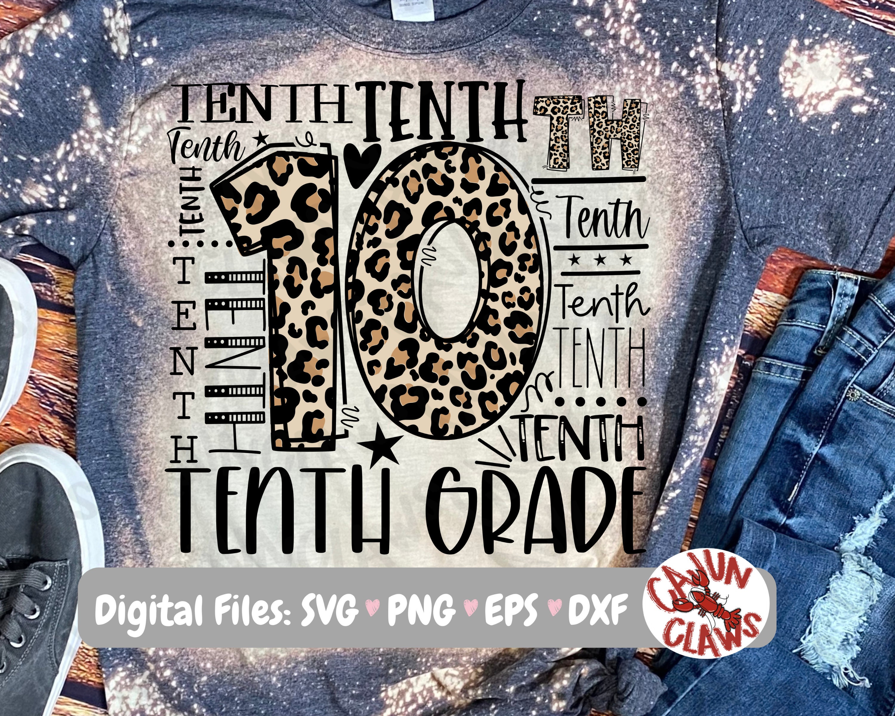 Tenth Grade Typography PNG Back to School Digital File Teacher PNG ...