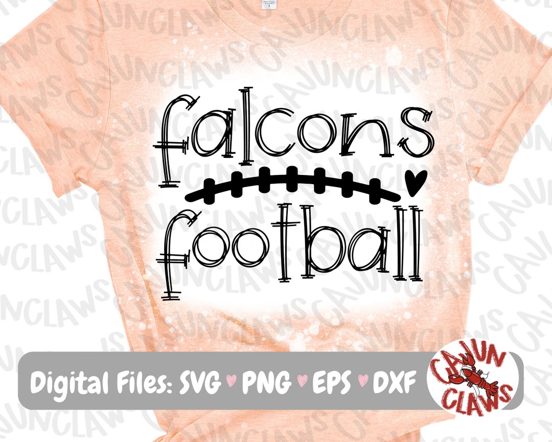 Falcons Mascot Sketch Font Digital Design | Falcons Football PNG | Game ...