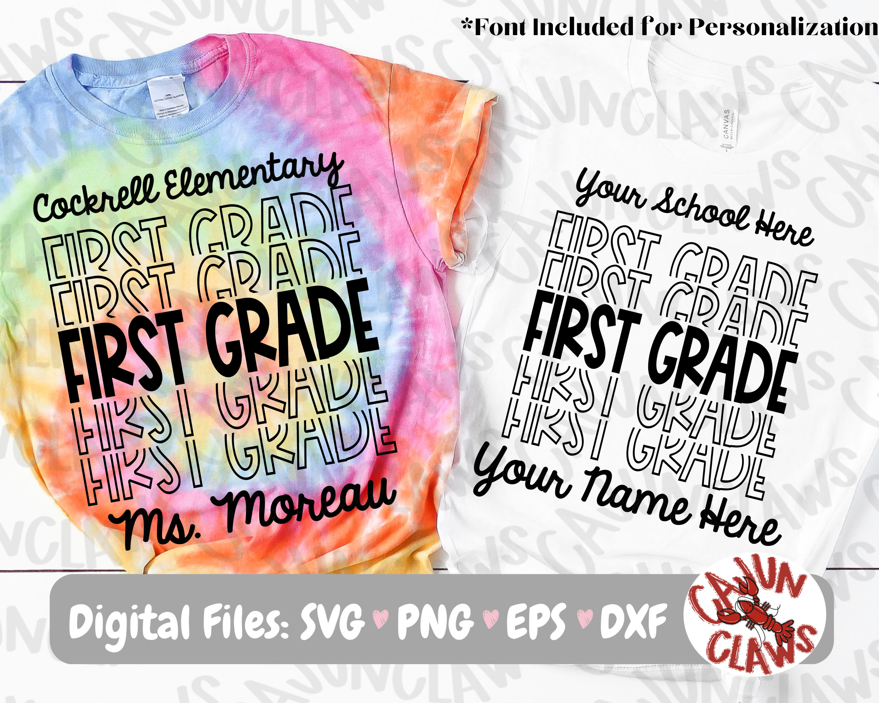 First Grade PNG | Back to School Digital File | First Grade Eco SVG ...