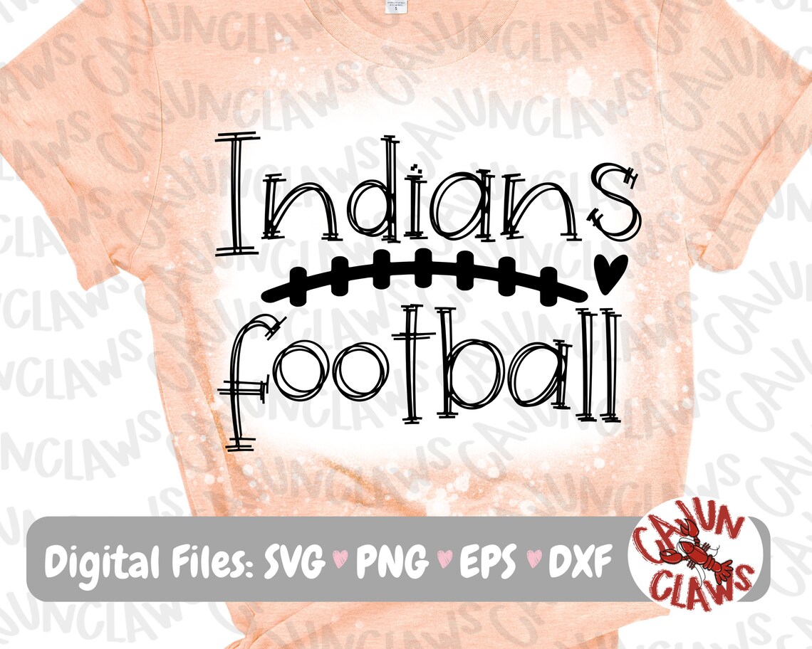 Indians Mascot Sketch Font Digital Design | Indians Football PNG | Game ...