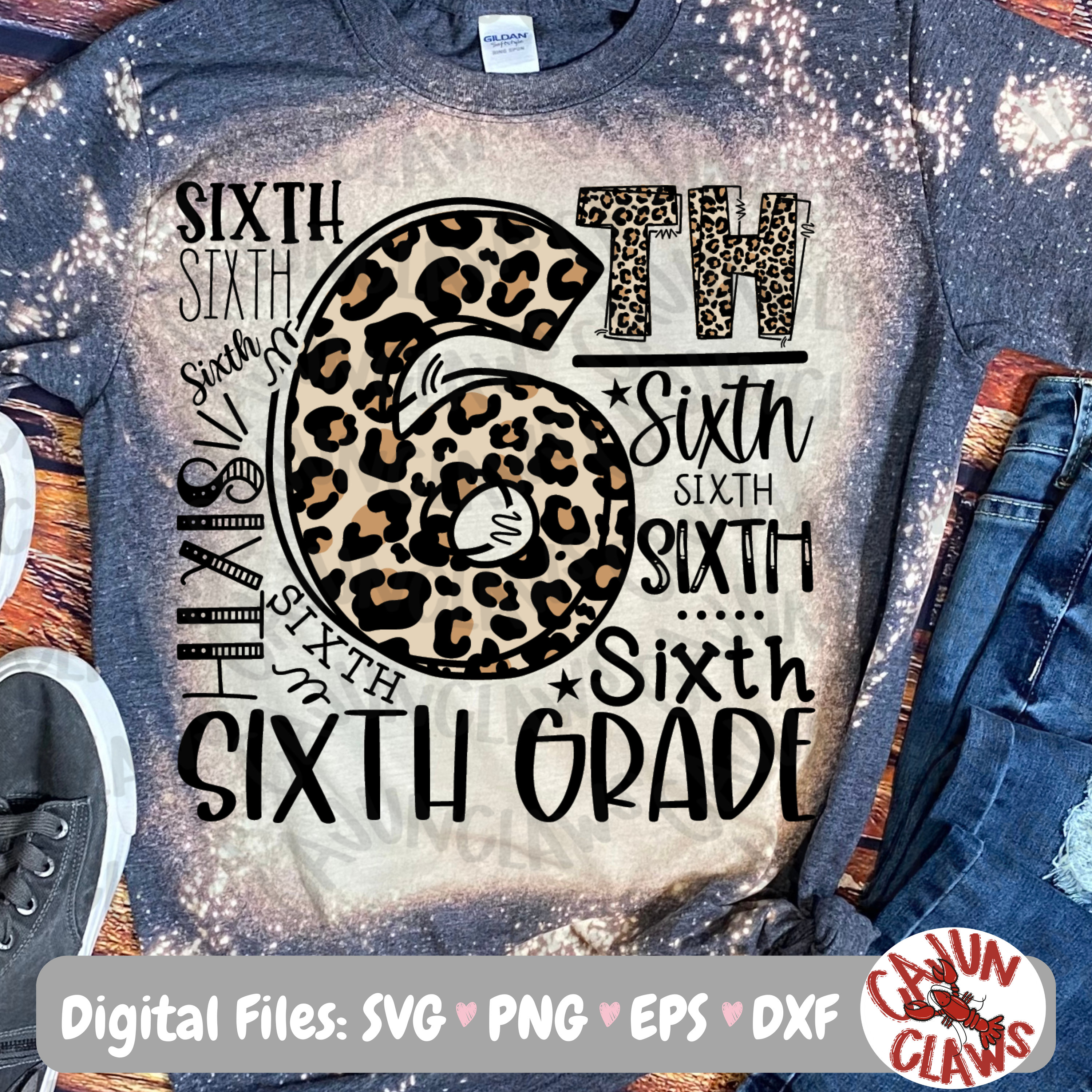 Sixth Grade Typography PNG | Back to School Digital File | Teacher PNG ...