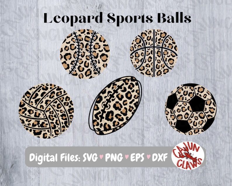 Leopard Print Sports Balls PNG, SVG | Leopard Basketball | Leopard ...