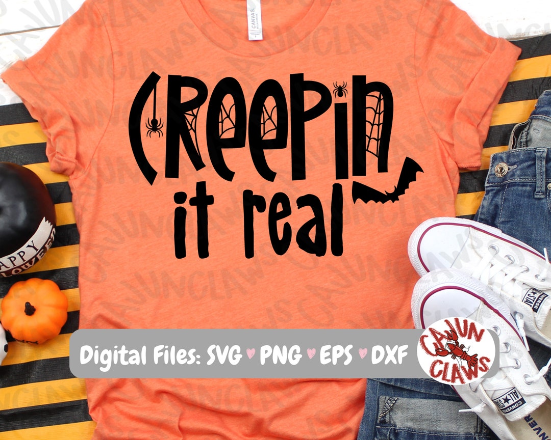 Creepin It Real Digital Design | Halloween SVG | Halloween Humor ...