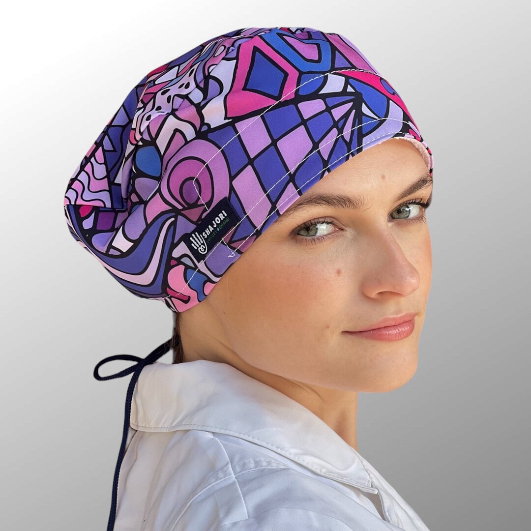 Mandala Scrub Caps, Scrub Caps for Women, Medical Scrub Cap, Women's ...