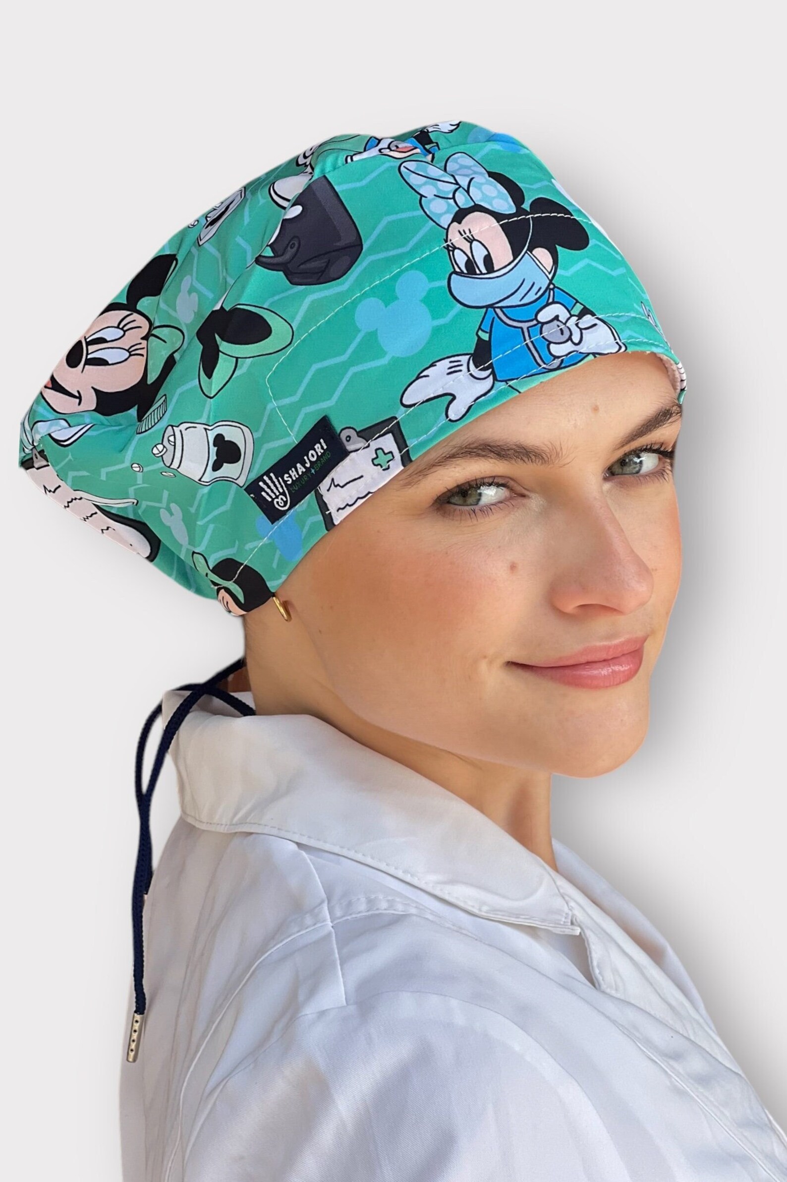 Minnie Operating Room Cap, Scrub Caps for Women, Medical Scrub Cap ...