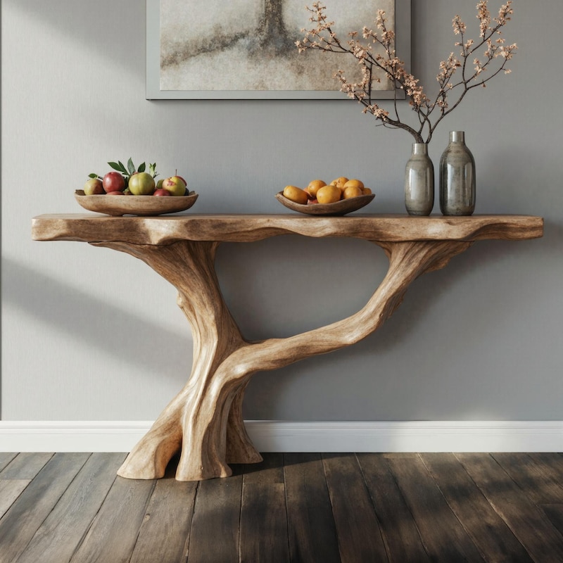 Live Edge Sofa Table - Etsy