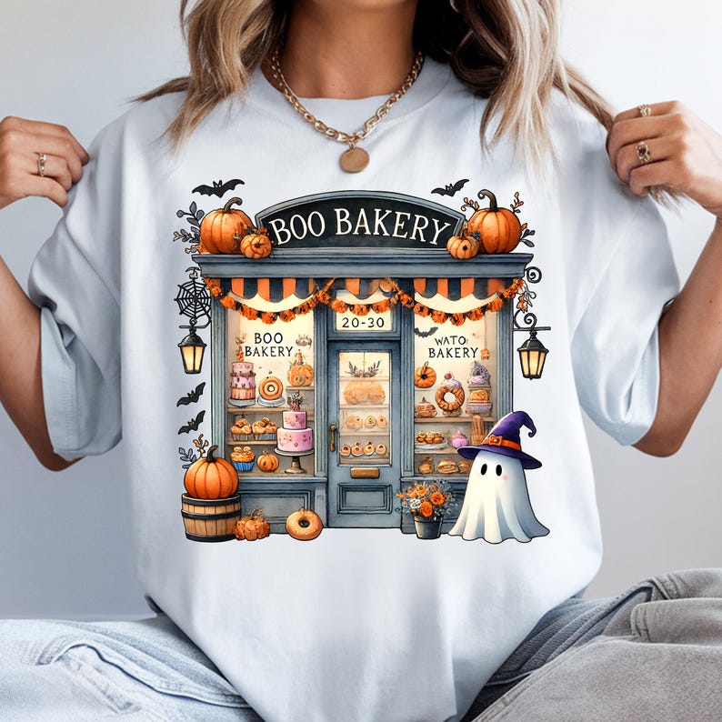 Halloween Boo Bakery PNG, Spooky Baker Halloween Png, Halloween Png ...
