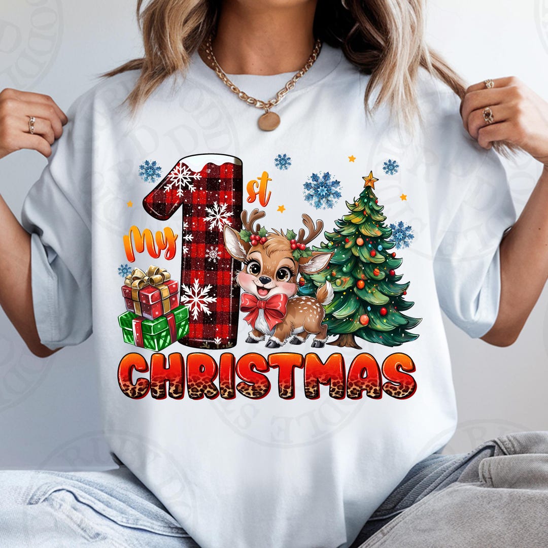 My 1st Christmas Png, Baby First Christmas Clipart, Christmas Design ...