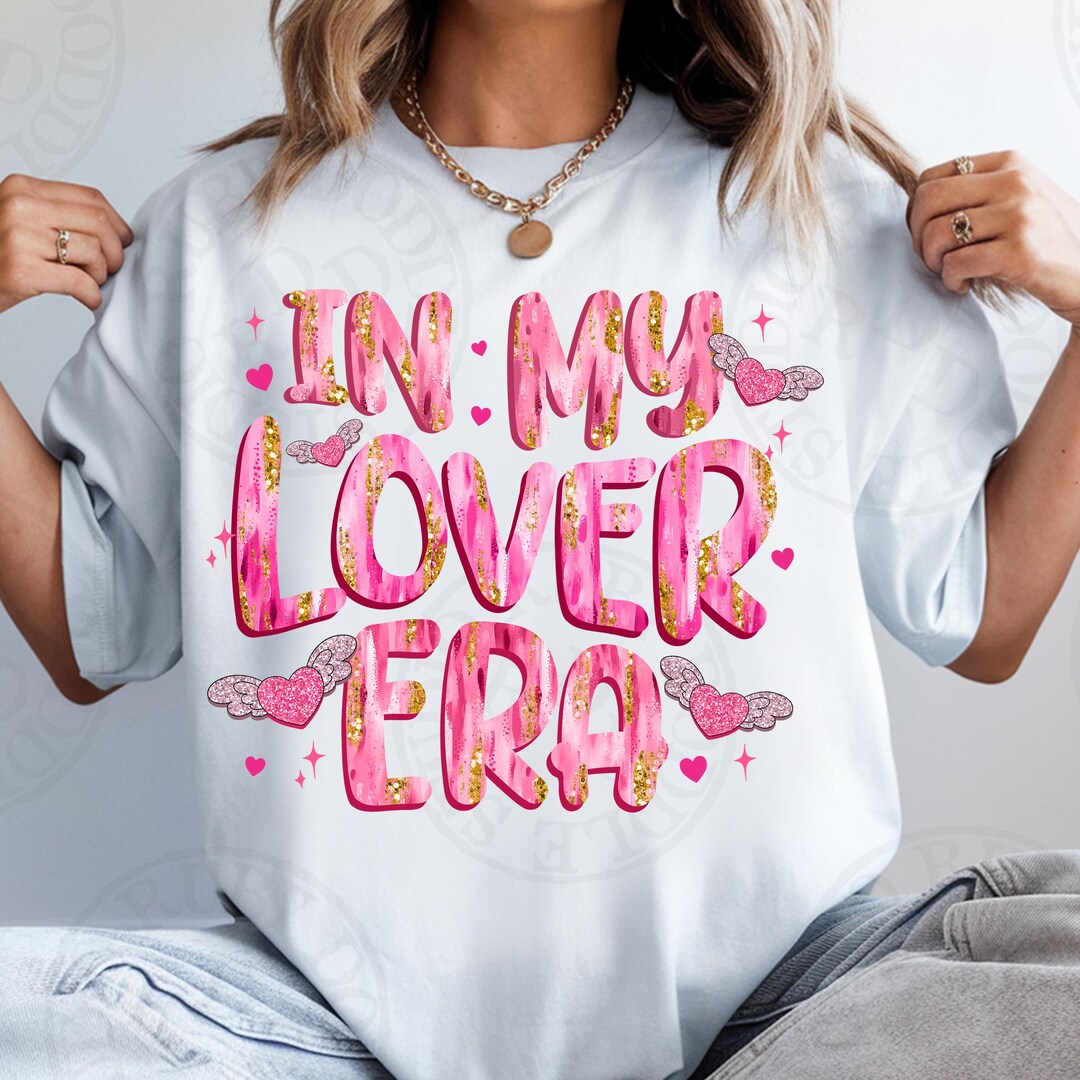 In My Lover Era Png, Brush Stroke Png, Valentine's Day Png,pink Design ...