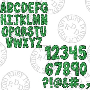 St.patrick's Day Doodle Alphabet Bundle Png,patrick's Day Font,st ...