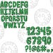 St.patrick's Day Doodle Alphabet Bundle Png,patrick's Day Font,st ...