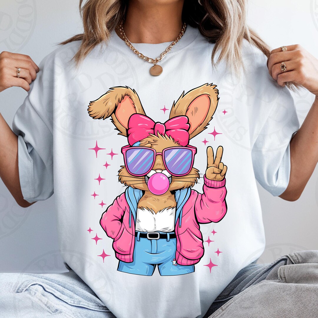 Easter Peace Bunny Png,coquette Easter Bunny Png,easter Bunny ,eggs Png ...