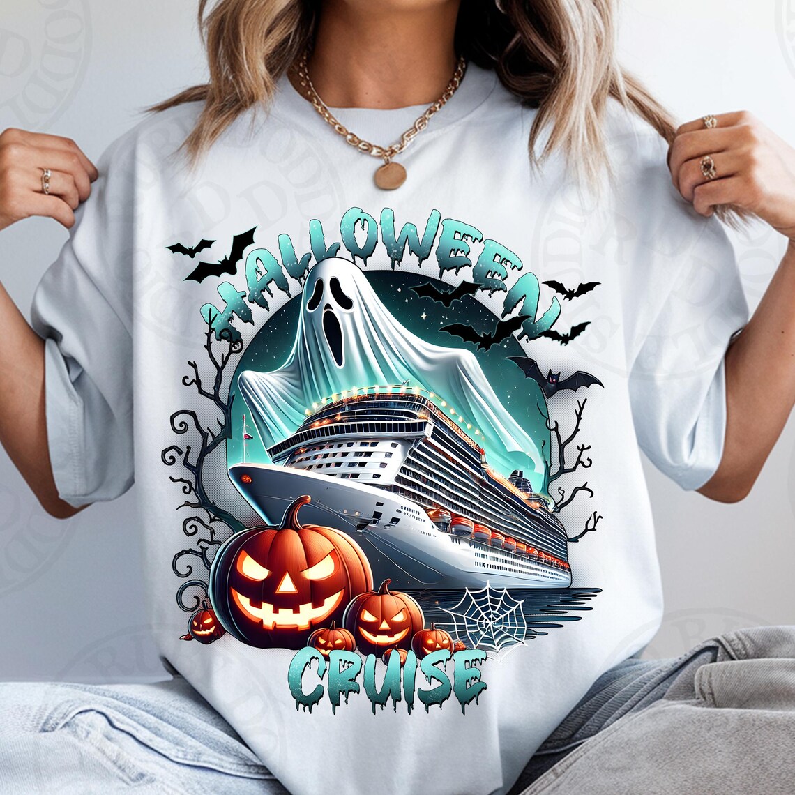 Halloween Cruise Png, Spooky Vacation PNG, Trick or Treat Png, Spooky ...