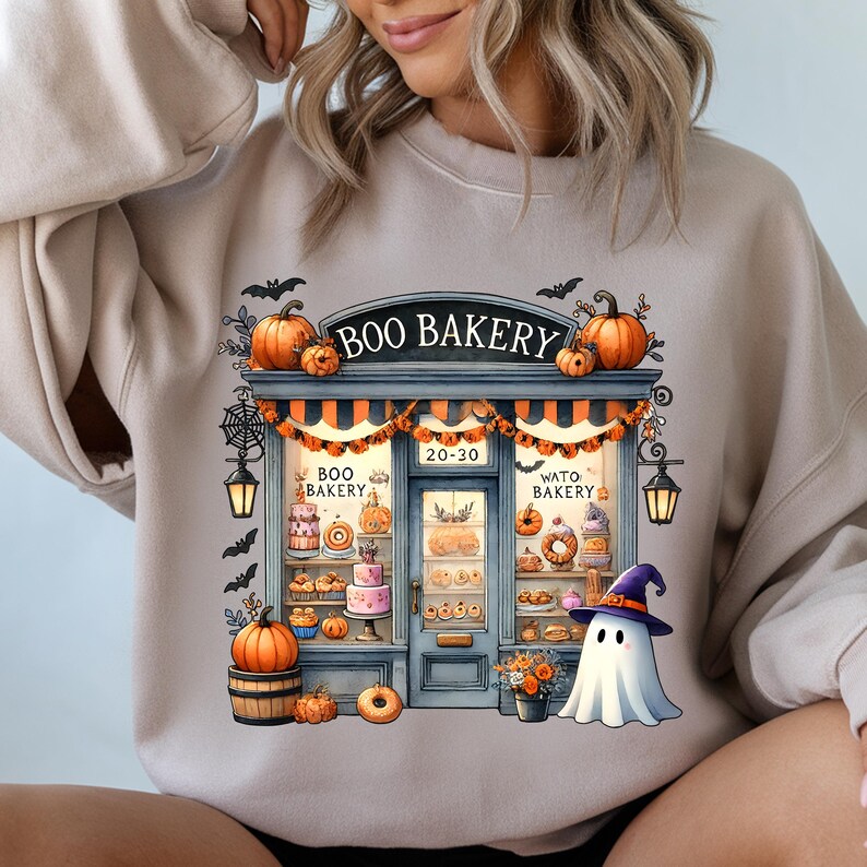 Halloween Boo Bakery PNG, Spooky Baker Halloween Png, Halloween Png ...