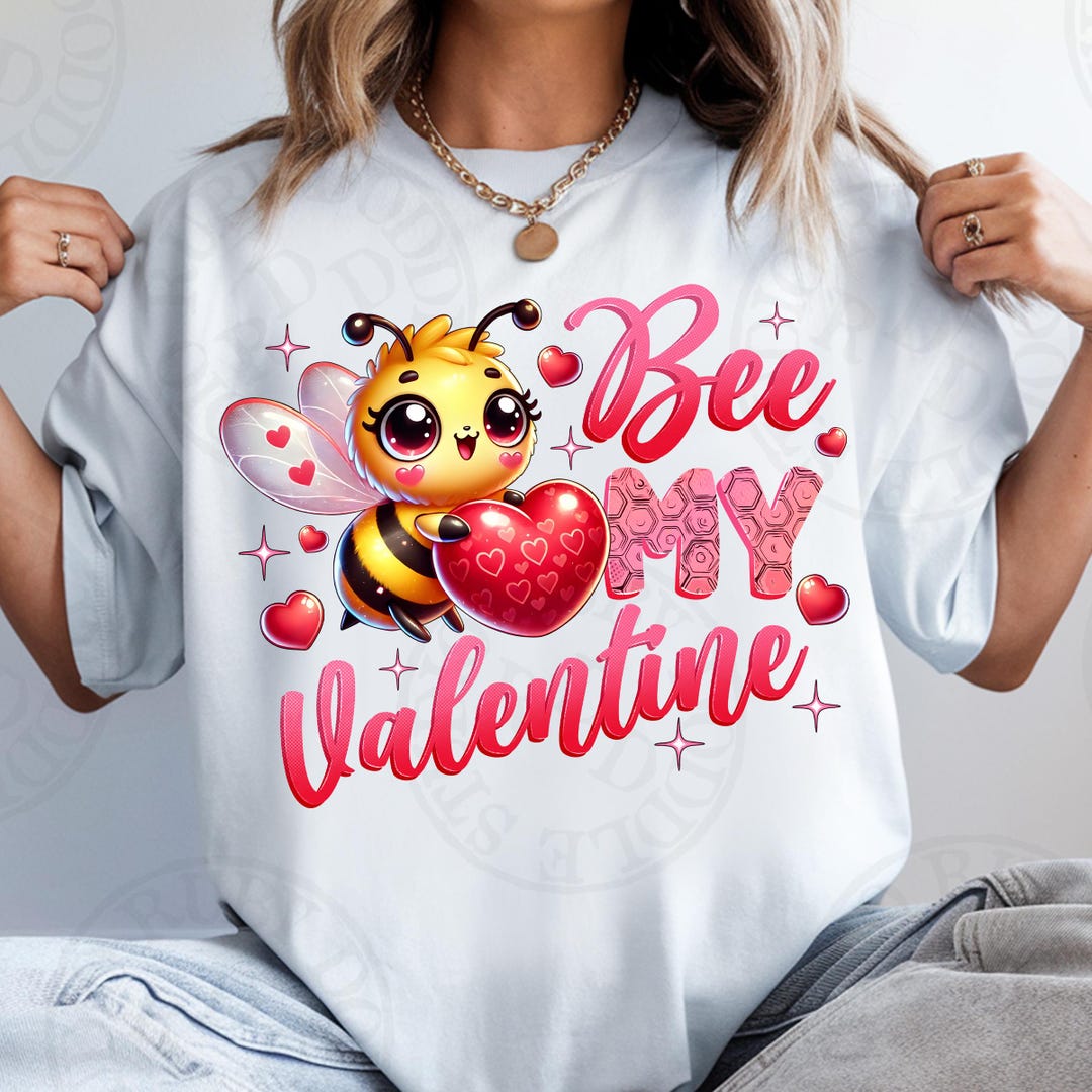 Bee My Valentine Png, Cute Valentine's Day Bee Clipart Png ,png ...