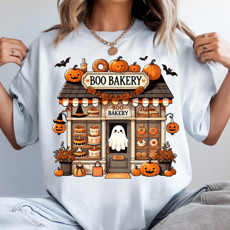 Halloween Boo Bakery PNG, Spooky Baker Halloween Png, Halloween Png ...