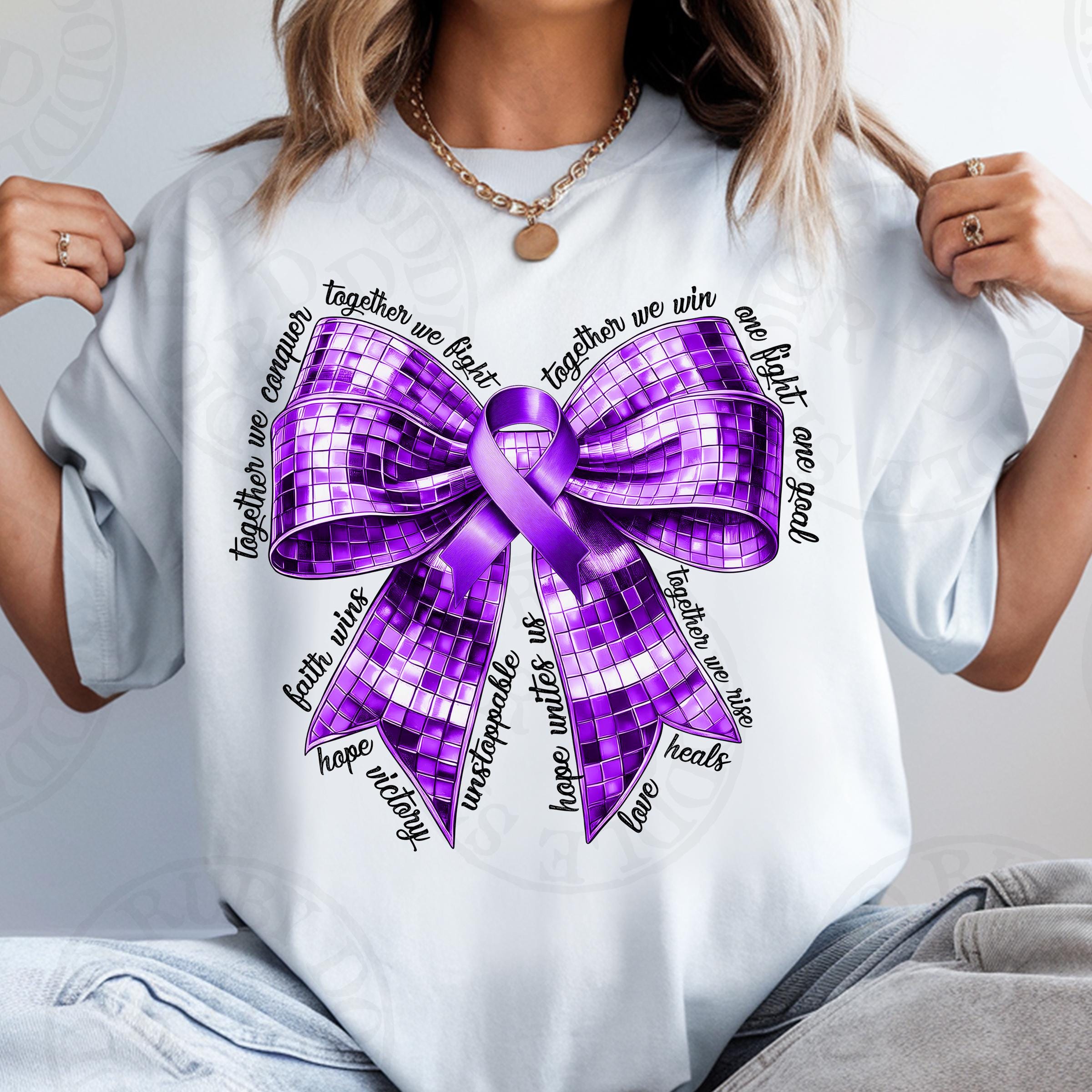 Pancreatic Cancer Ribbon Png, Coquette Bow, Purple Ribbon, Pancreatic ...