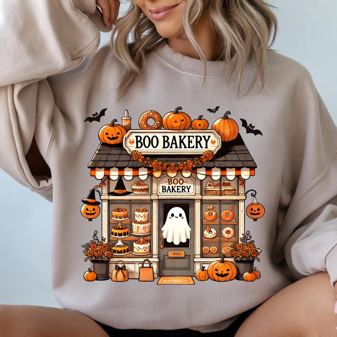 Halloween Boo Bakery PNG, Spooky Baker Halloween Png, Halloween Png ...