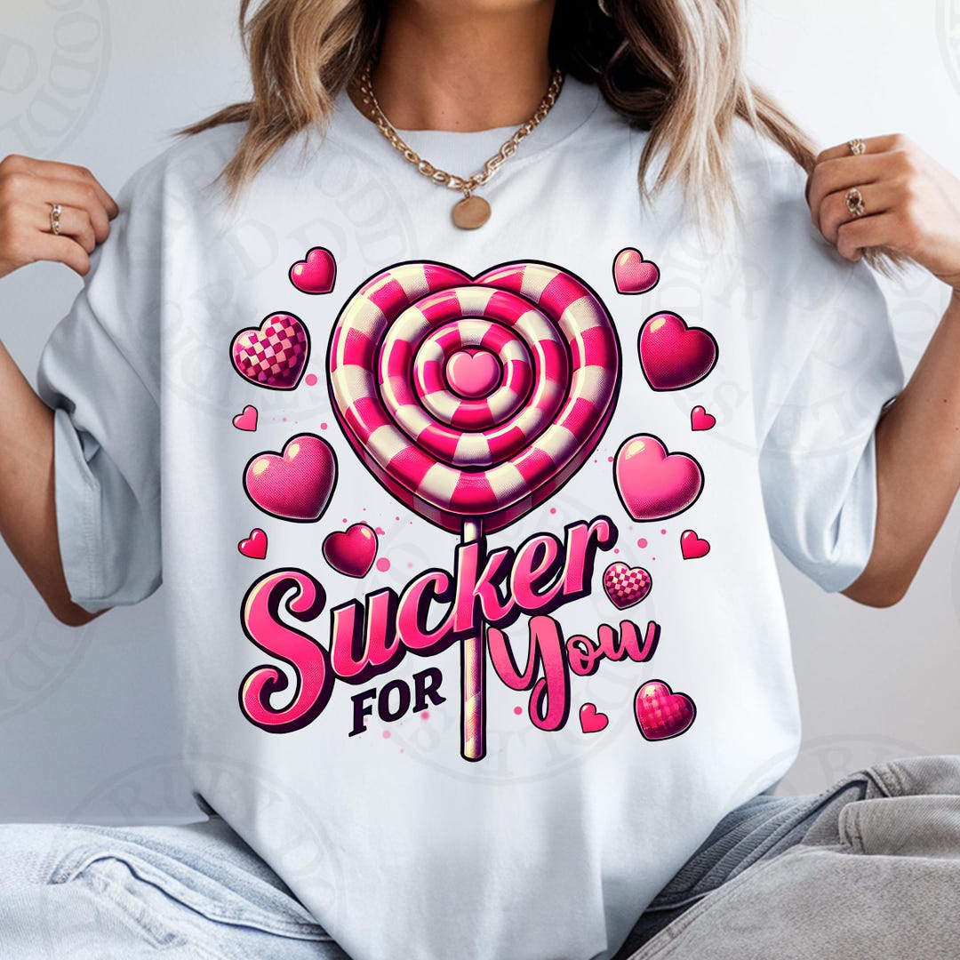 Sucker for You Png, Heart Sucker Png, Candy Cane Png, Pink Design ...