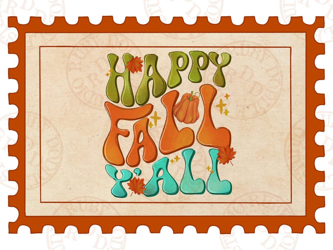 Happy Fall Y'all Png, Thanksgiving Png, Autumn Png, Fall Png ...