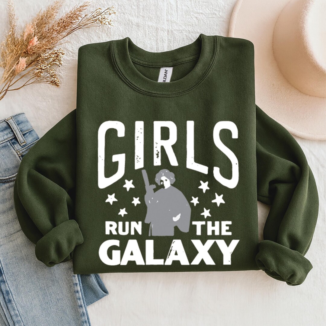 Disney Star Wars Sweatshirt, Girls Run the Galaxy Sweater, Disney Women ...