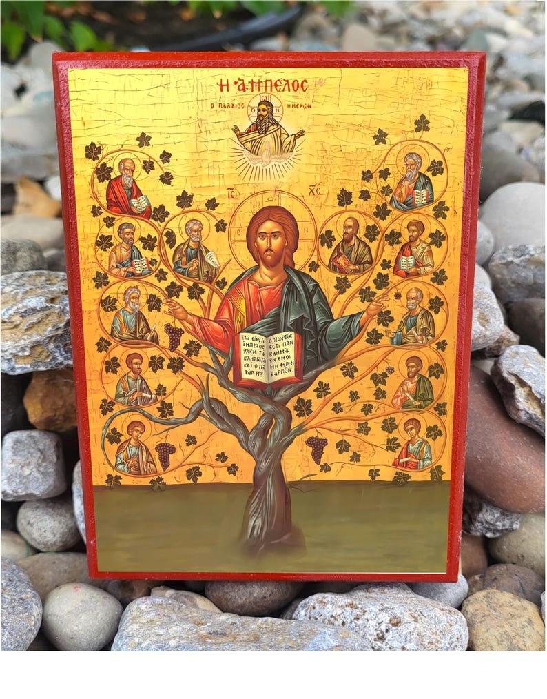 Jesus Christ Tree of Life Orthodox Icon - Etsy Canada