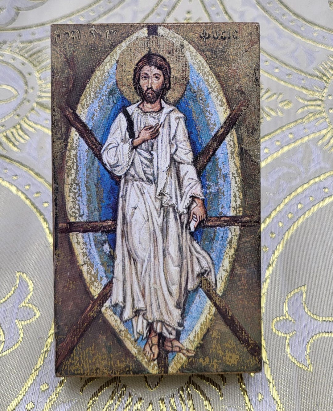 Vintage Jesus Christ Transfiguration Icon - Etsy