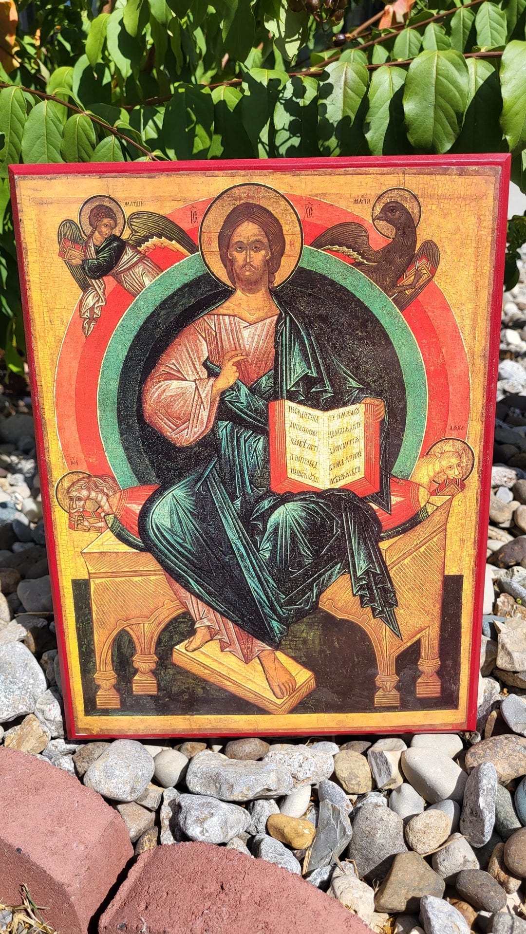 Orthodox Byzantine Icon Jesus on Throne of Glory - Etsy