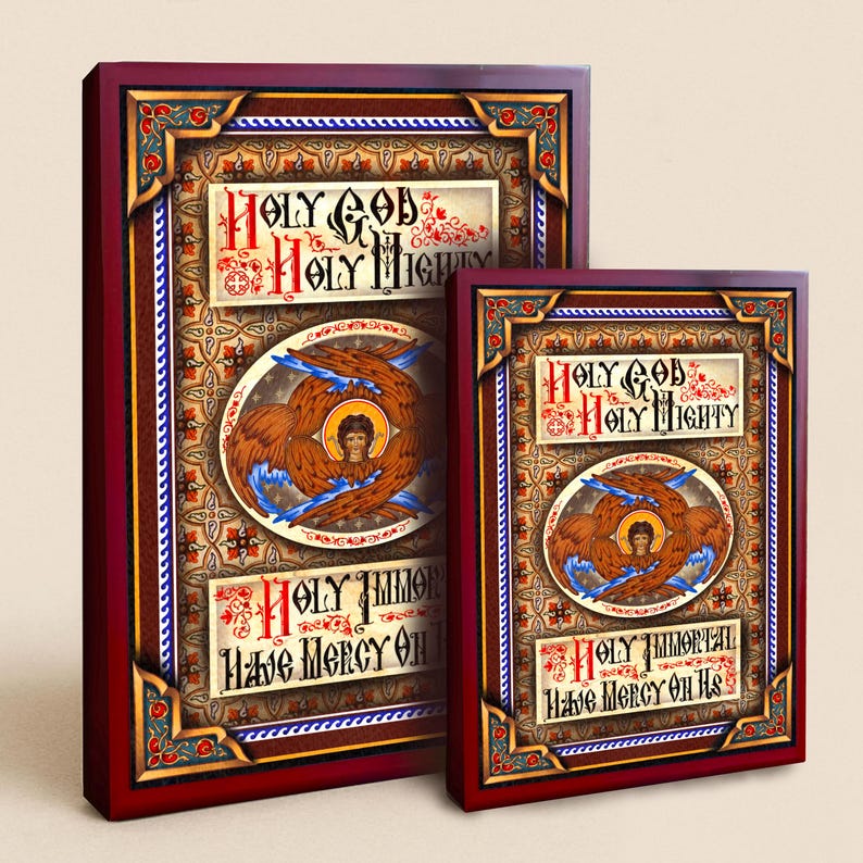 Orthodox Trisagion Prayer Plaque - Etsy