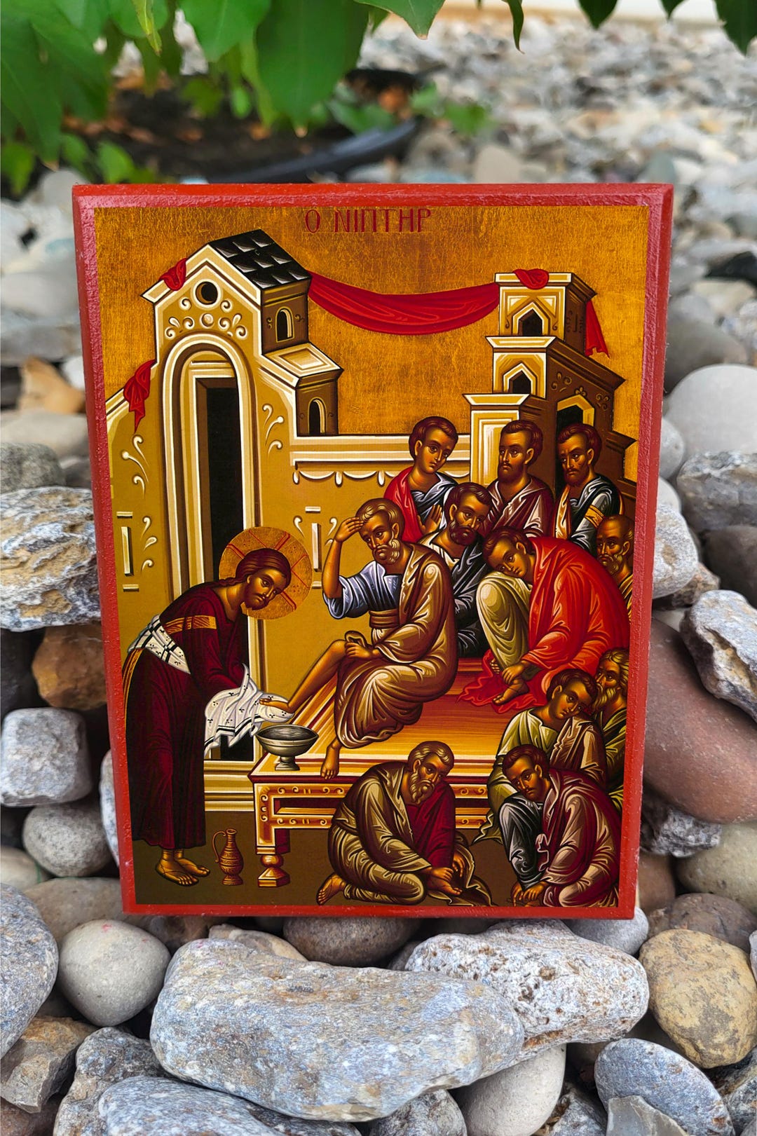 Orthodox Icon of Christ, the Washing of the Disciples Feet - Etsy