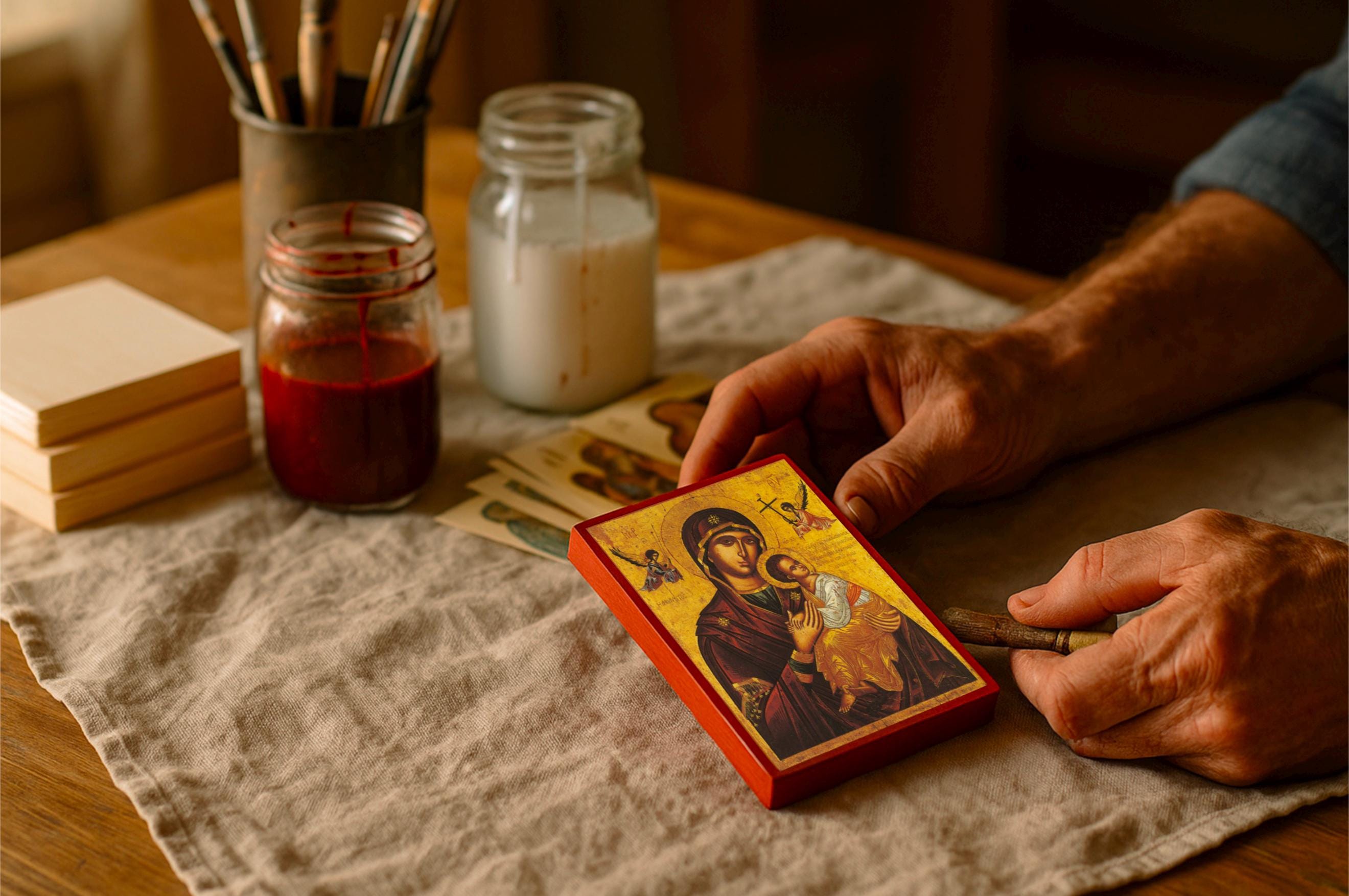 Sunday of the Holy Fathers Orthodox Icon Nicene Creed 381. English ...