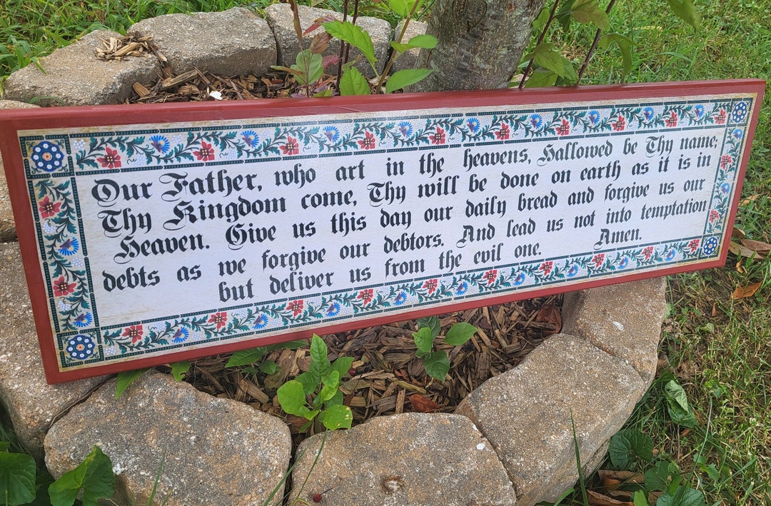 Orthodox Lord’s Prayer Plaque - Etsy