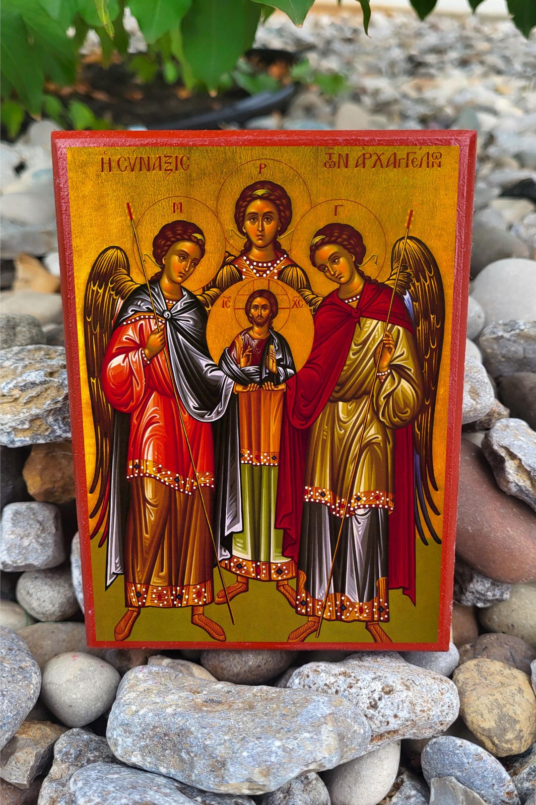 Orthodox Icon of the Synaxis of the Archangels, Michael, Gabriel ...