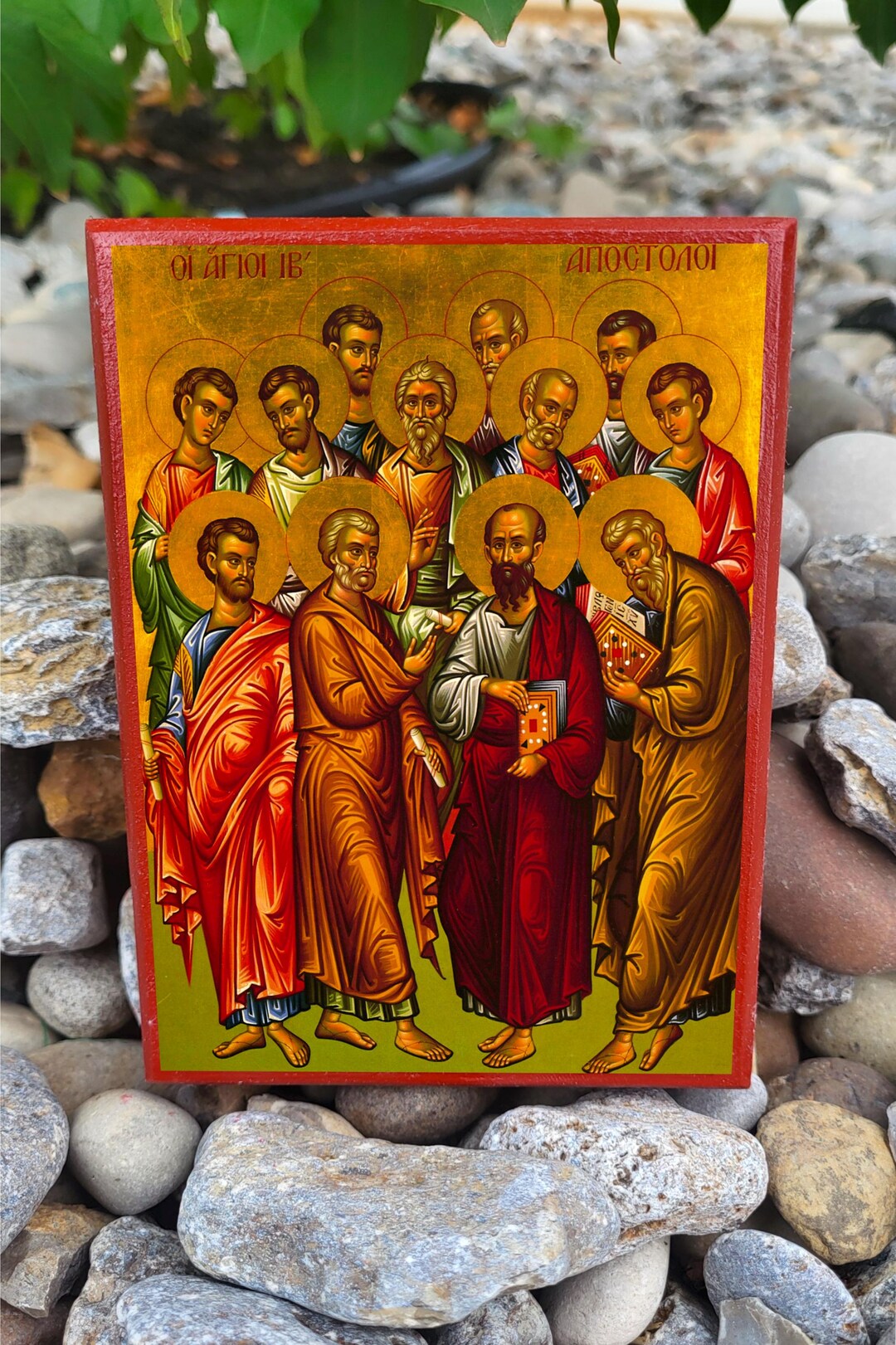 Orthodox Icon of the Synaxis of the Holy 12 Apostles - Etsy
