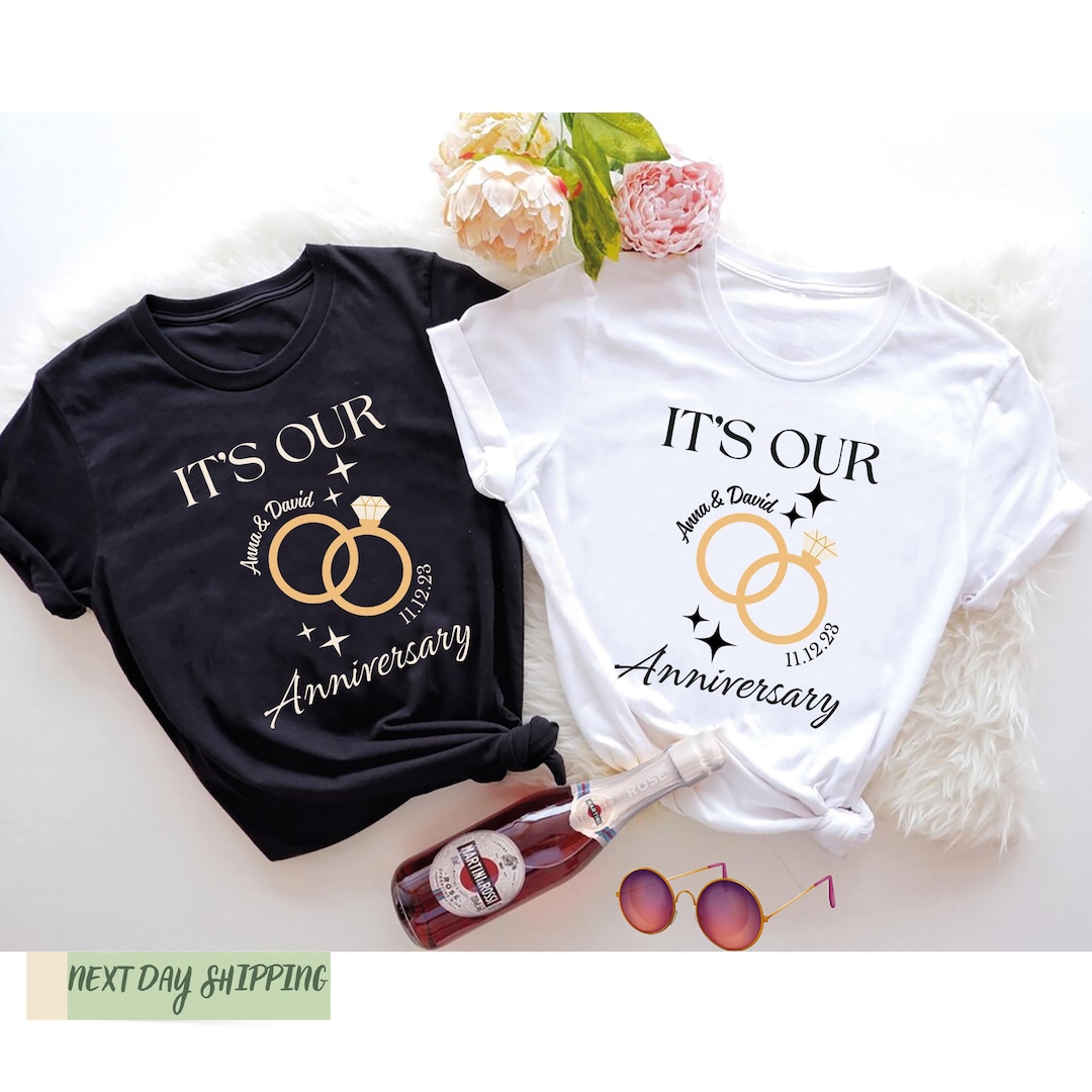It's Our Anniversary Couple Shirt,couple Anniversary Shirt,couple ...