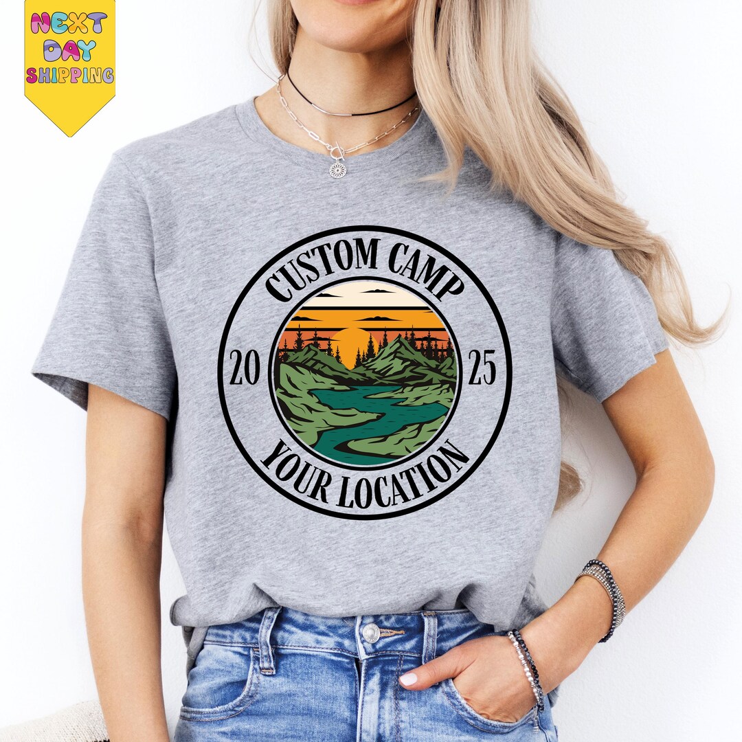 Custom Camp Shirt, Camp Life Shirt, Camping Friend Gift, Summer Camp ...
