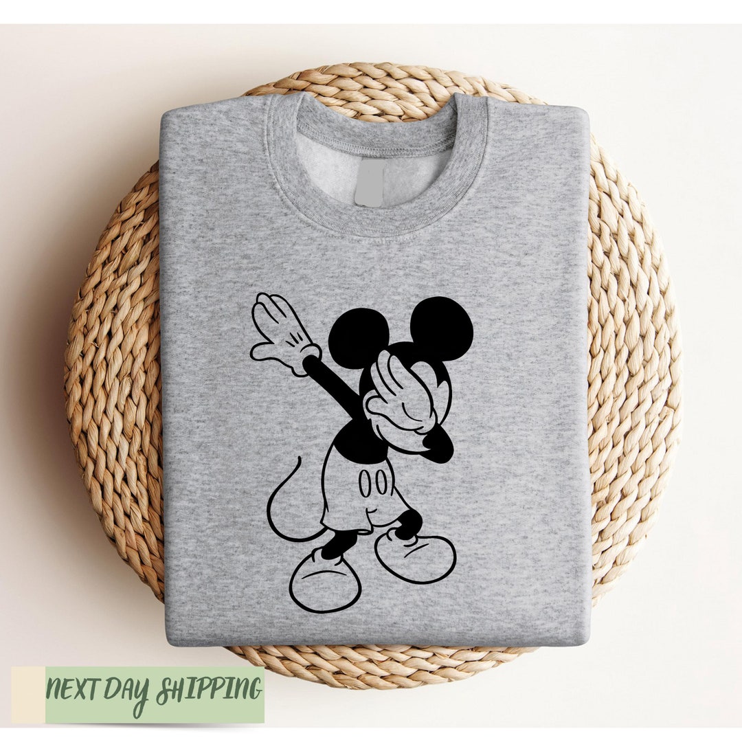 Disney Mickey Dabbing Shirt, Funny Disney T-shirt, Family Matching Tee ...