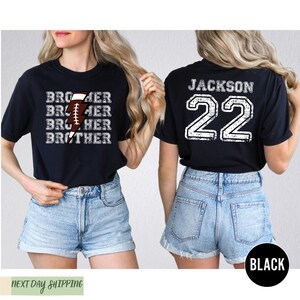 Custom Football Brother Shirt, Football Brother Shirt, Football Shirt ...