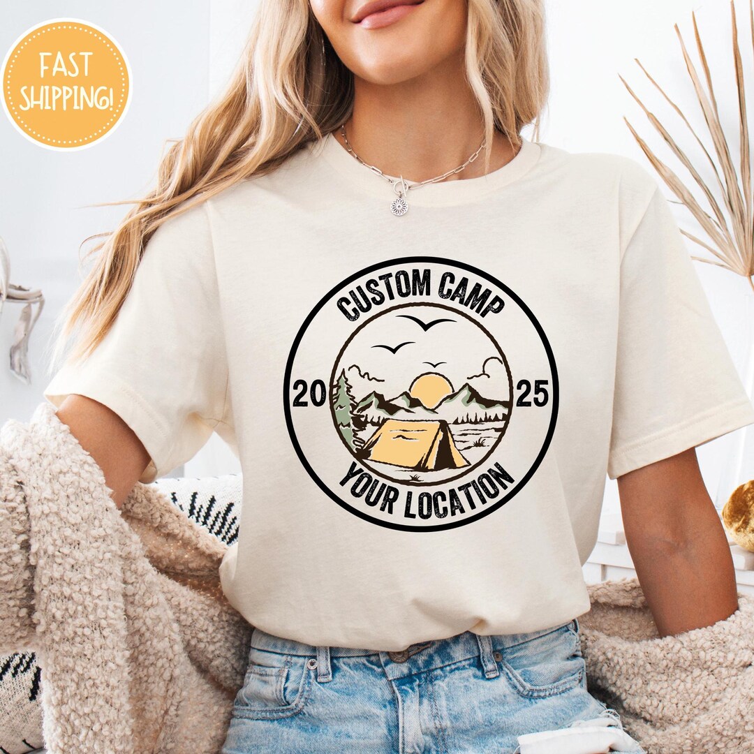 Custom Camp Shirt, Camp Life Shirt, Camping Friend Gift, Summer Camp ...
