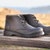 CHARA Handcrafted Women's Leather 4-inch 10-cm Boots Rugged Full Grain ...
