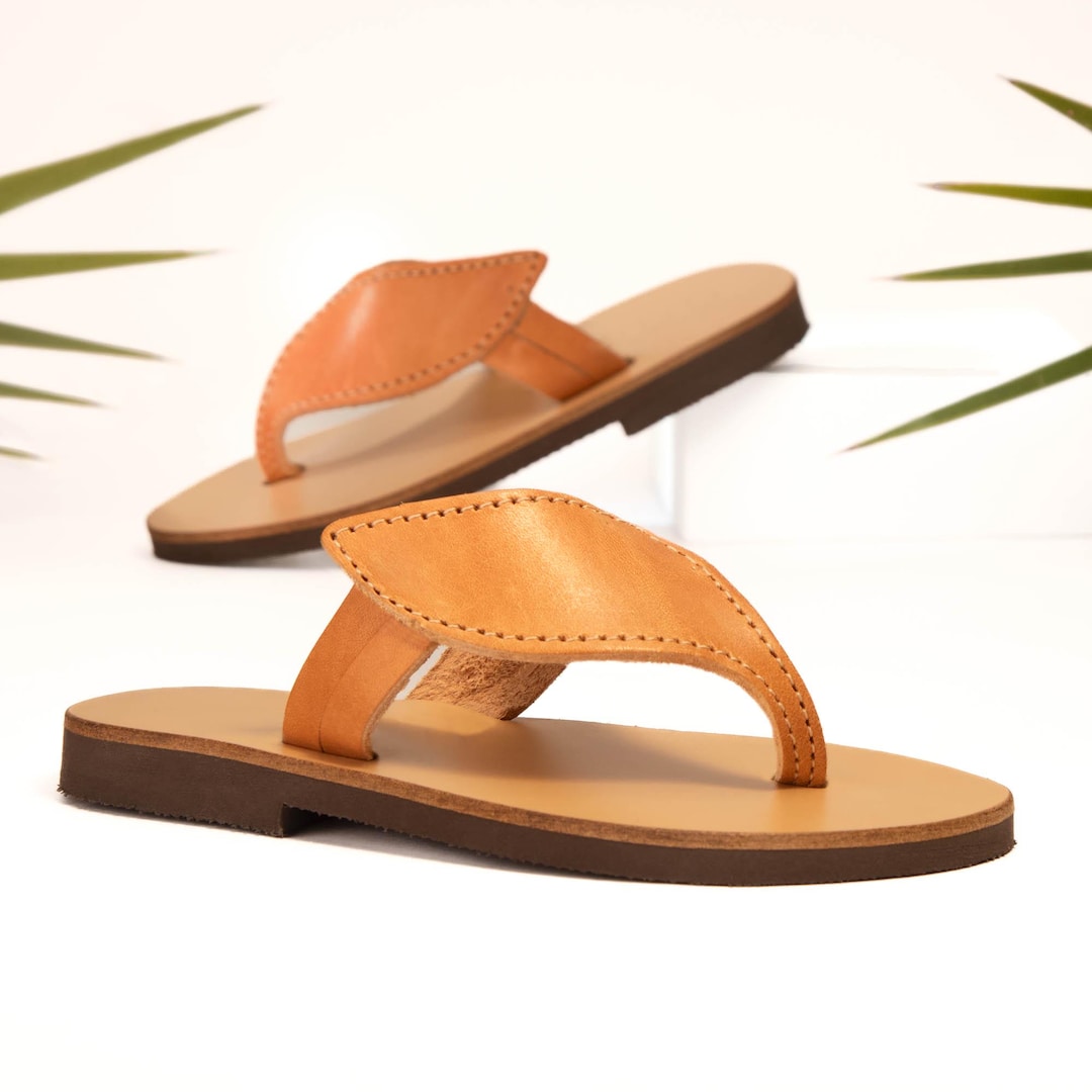 Kid's Leather Thong Flip-flop Sandals With Wingy Design | Lightweight ...