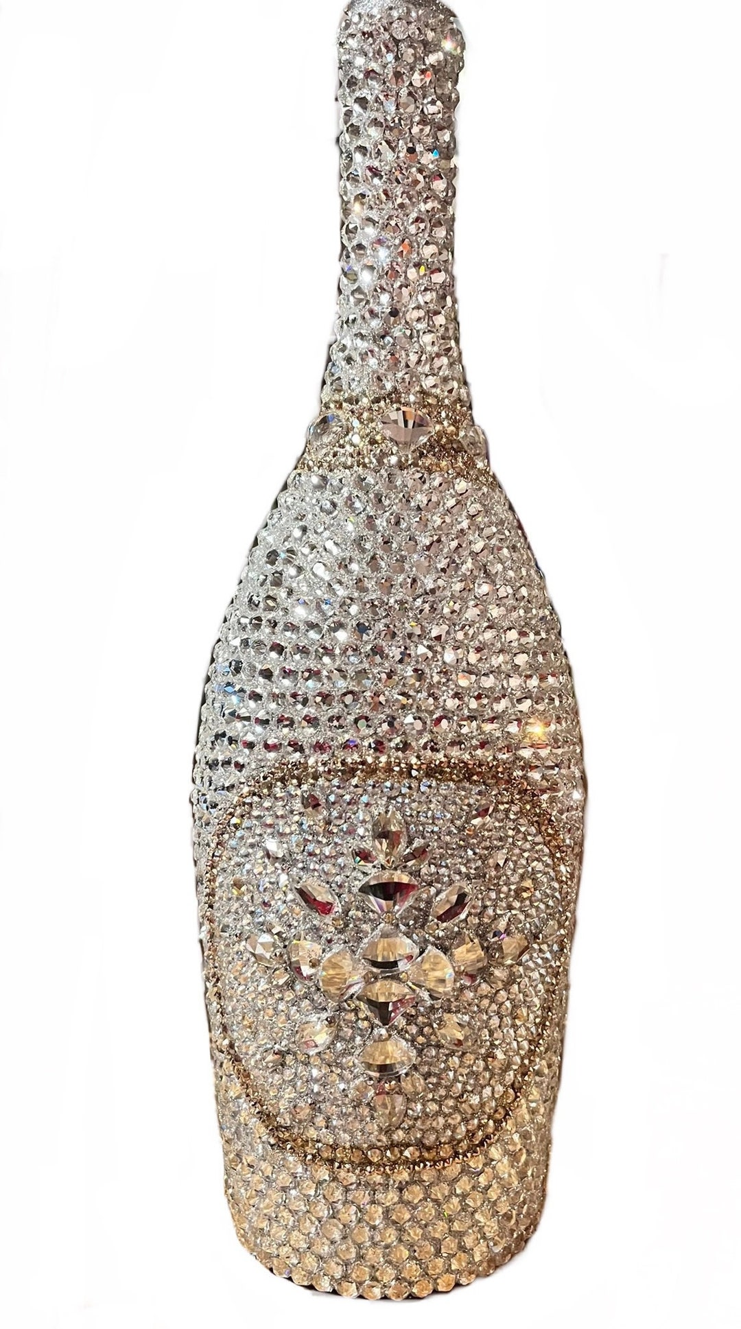 Crystal Rhinestone Champagne Bottle - Etsy