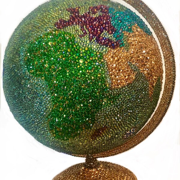 Globe Print - Etsy