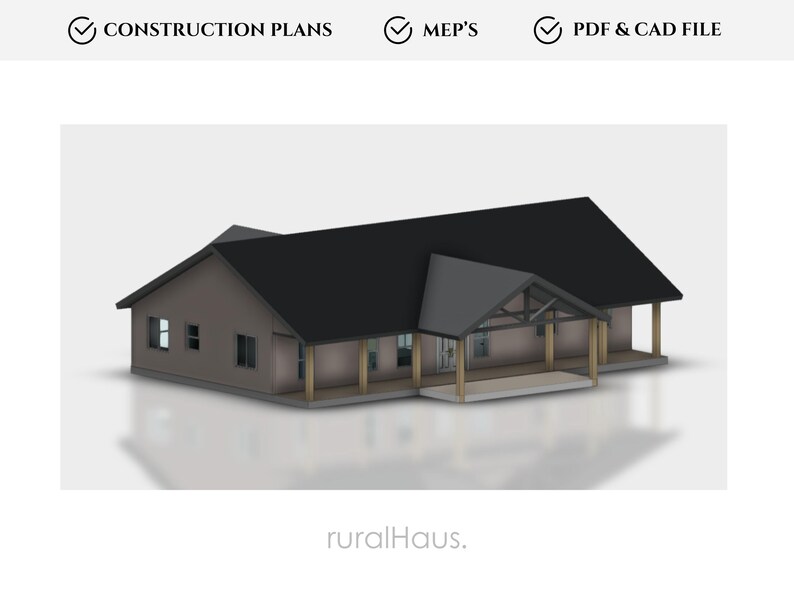 32X64 Barndominium Plans | Scandinavian House Plans | Modern Farmhouse ...