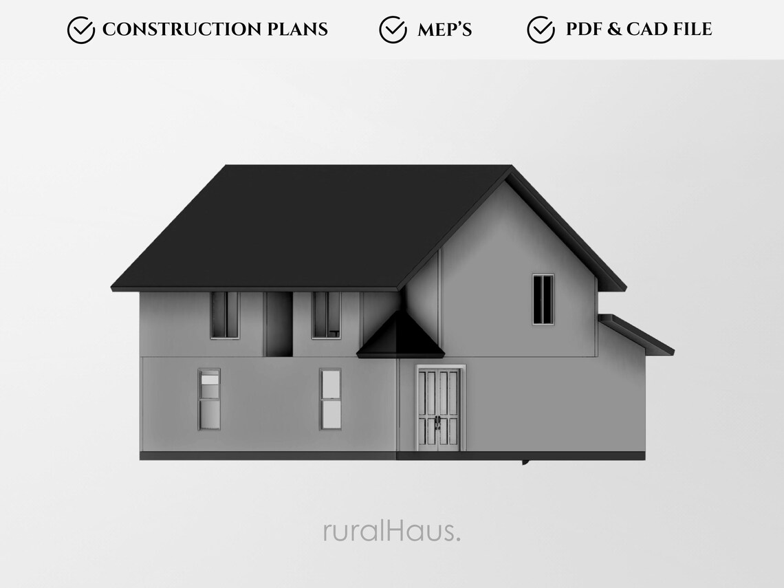 34x35 Barndominium Plans | | Modern Farmhouse Plans | One Bedroom ...