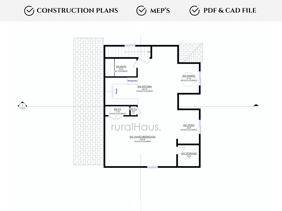 34x35 Barndominium Plans | | Modern Farmhouse Plans | One Bedroom ...