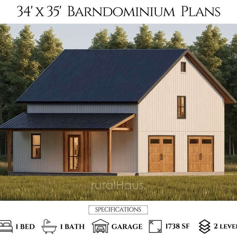 Scandinavian House Plans - Etsy