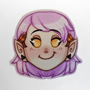 Owl House Luz and Amity Chibi Vinyl Stickers - Etsy