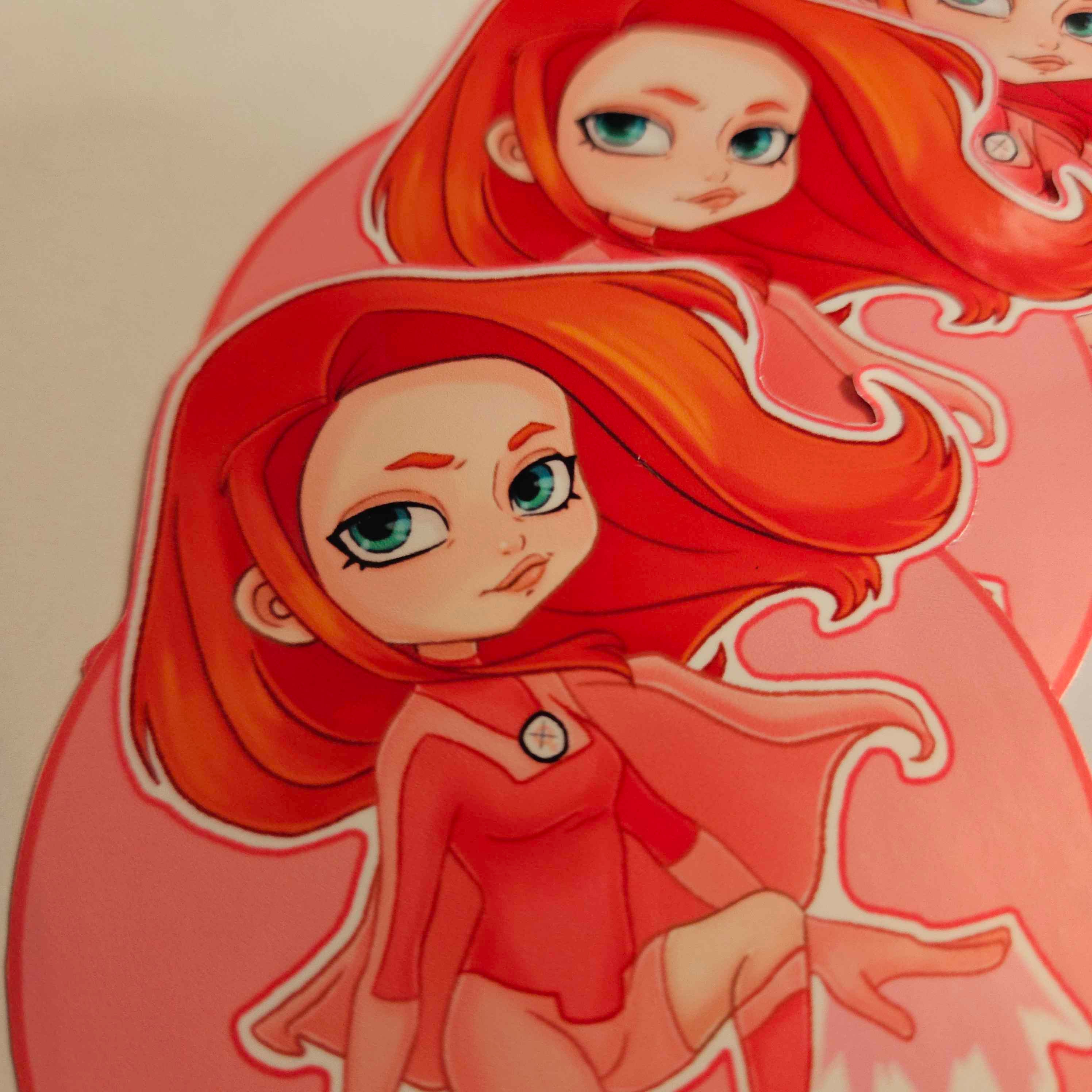 Invincible Atom Eve Chibi Vinyl Sticker - Etsy